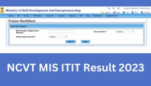 NCVT MIS ITI Result 2023 Link OUT MIS ITI Marksheet Download @ncvtmis ...