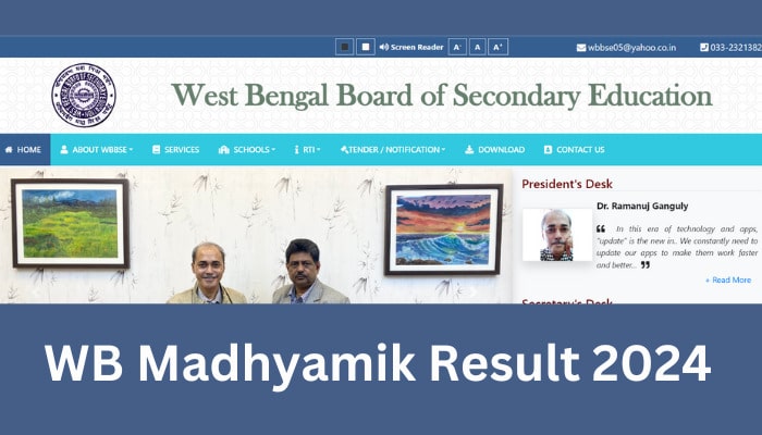 wbresults.nic.in 2024 Madhyamik Result Link OUT; WBBSE WB Class 10 ...