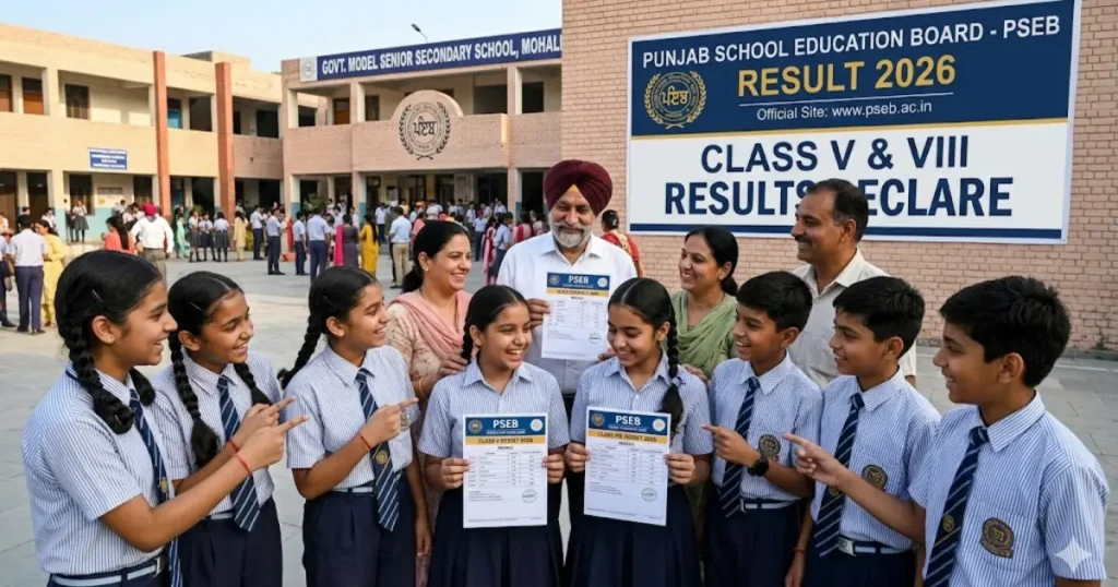 PSEB 5th & 8th Result 2026: Released Class 8th Punjab Board Results ...